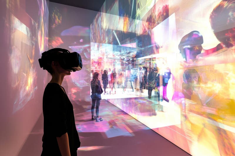 Visitors Engage with Stunning Virtual Artworks and Experience ...
