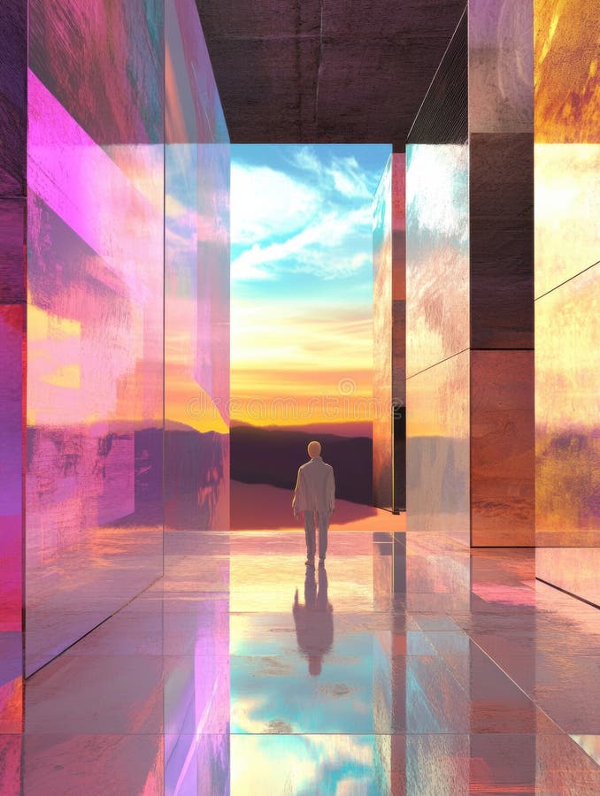 Visitors Interact with Stunning Virtual Art Pieces in a Gallery ...