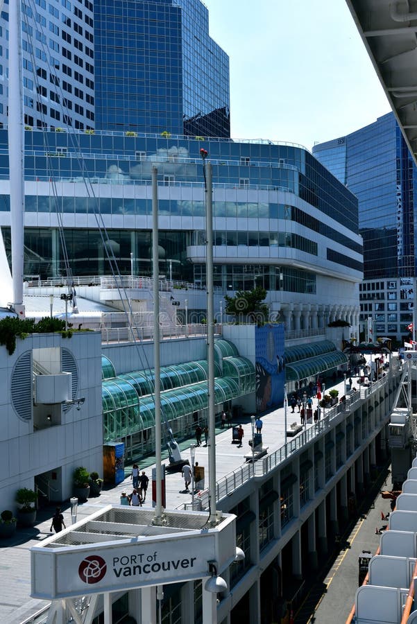 Visitors Viewing the Cruise Ship from the Walkway Editorial Stock Image ...