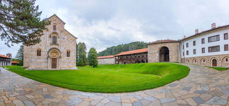 Visoki Decani Monastery in Kosovo Stock Image - Image of religious ...