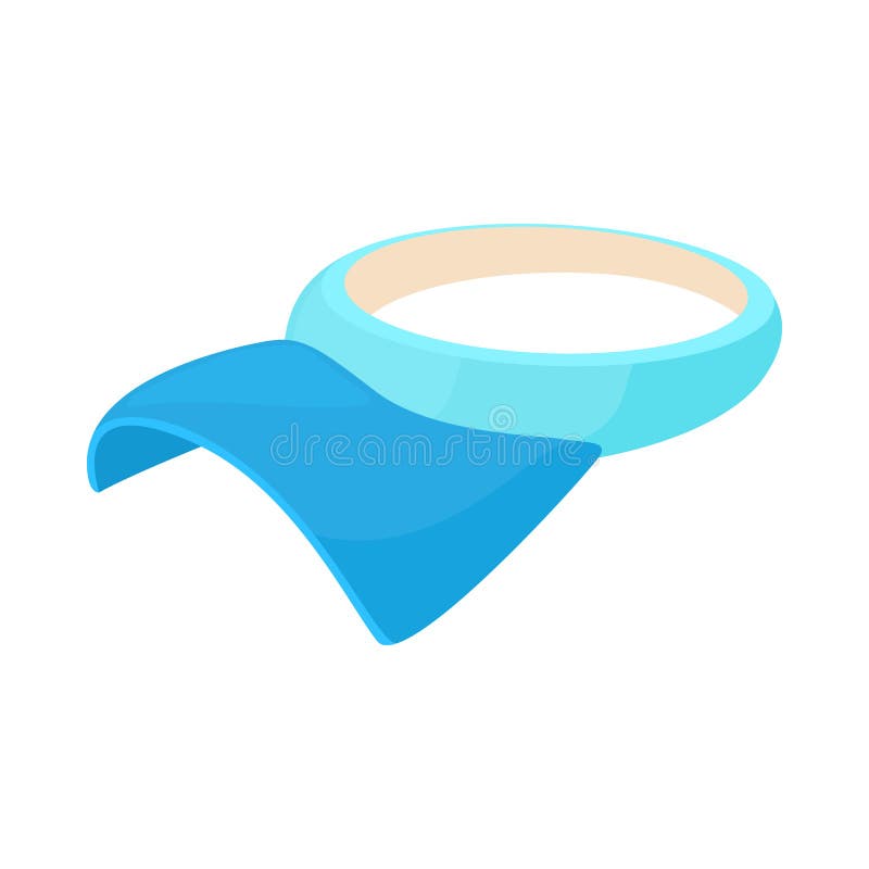 Visor Cap Icon, Cartoon Style Stock Vector - Illustration of headwear ...