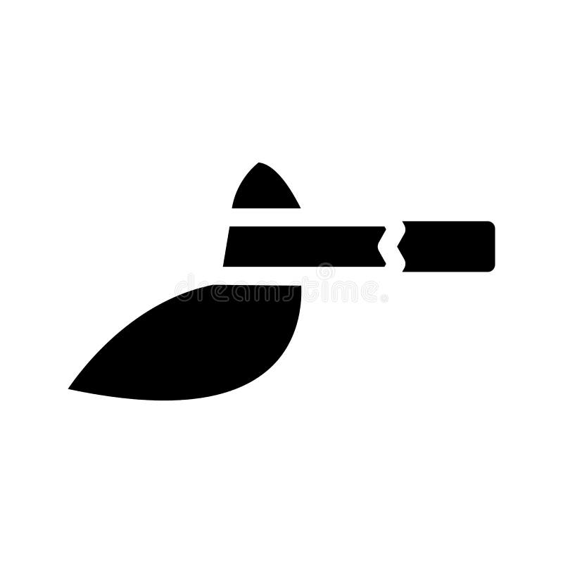 Visor Hat Glyph Icon Vector Illustration Stock Vector - Illustration of ...