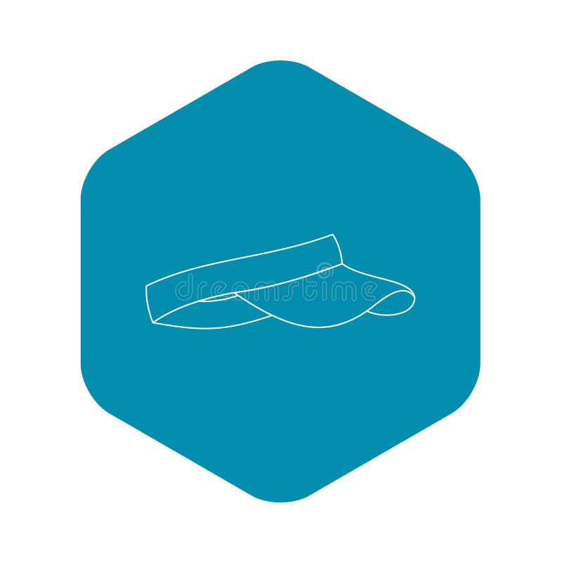 Visor Cap Icon, Cartoon Style Stock Vector - Illustration of headwear ...