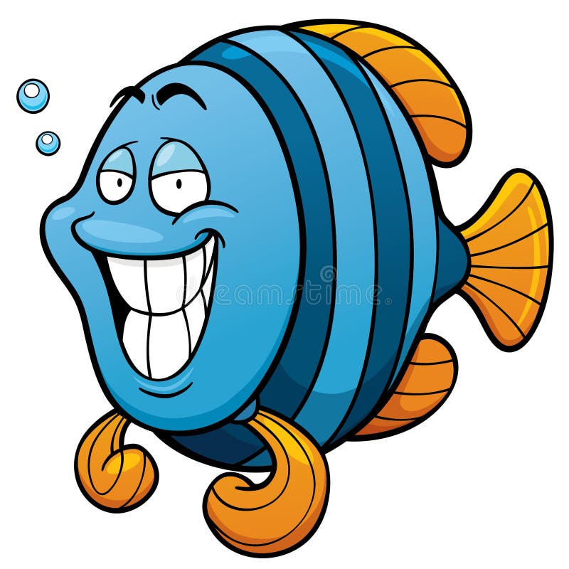 Vissen vector illustratie. Illustration of vissen, streep - 54783618