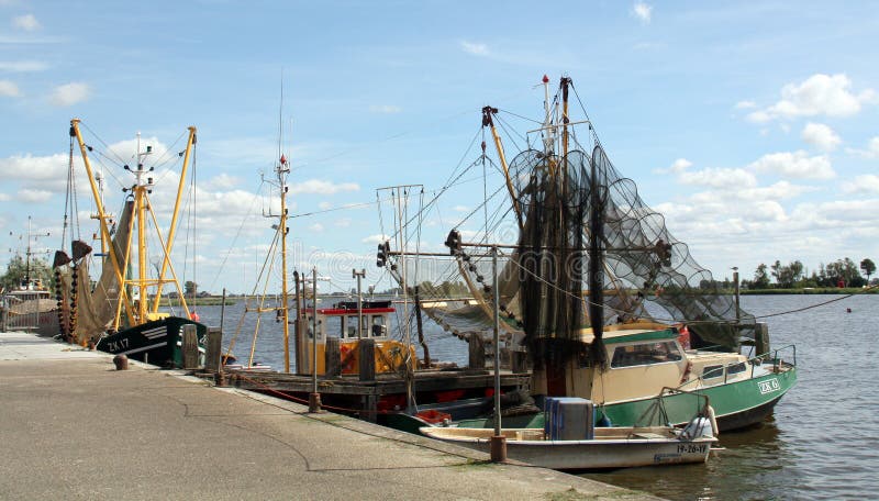 De haven van Zoutkamp. stock afbeelding. Image of kust - 21361055