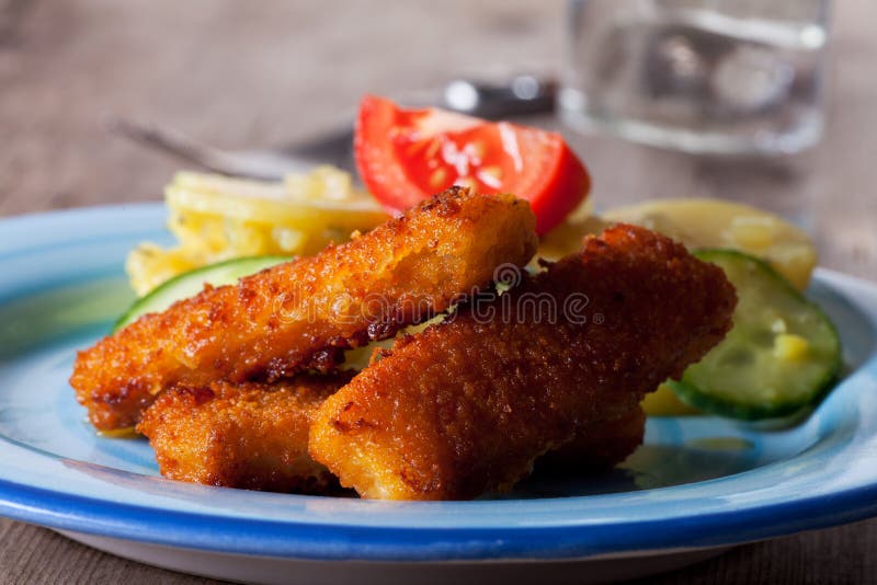 Vissticks stock foto. Image of voedsel, gepaneerd, stok - 18003306