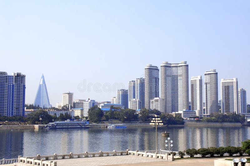 Pyongyang Norte Da Coreia Dprk 14 De Setembro De 2017 : Vista Aérea De ...