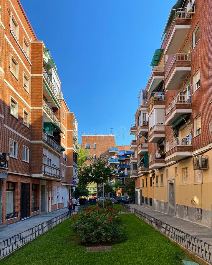 Vista Alegre, Carabanchel, Madrid, Spain Stock Photo - Image of facade ...