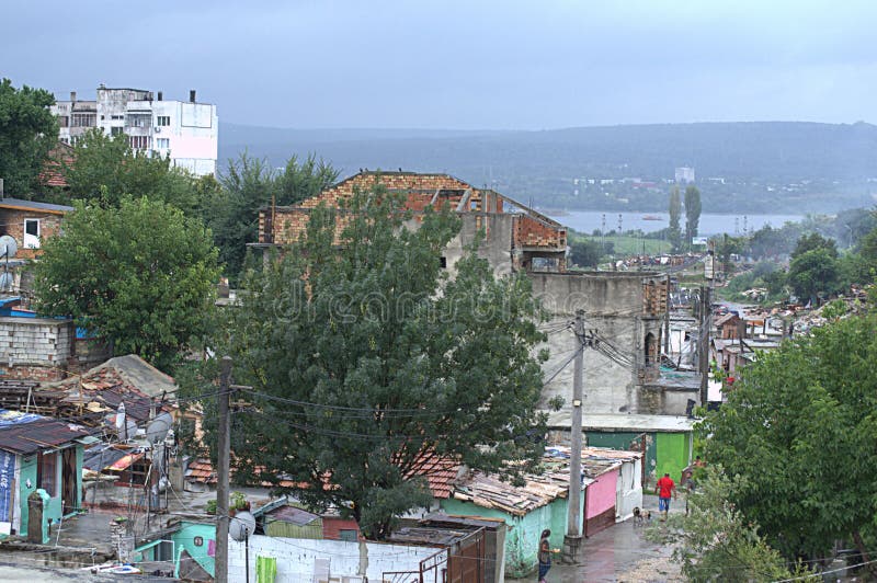 Vista Bulgara Del Ghetto, Maksuda, Varna Immagine Editoriale - Immagine ...