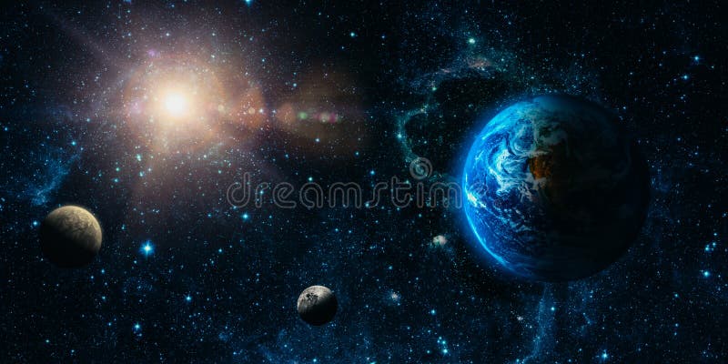 Vista da Terra da Lua. foto de stock. Imagem de imagem - 220132410