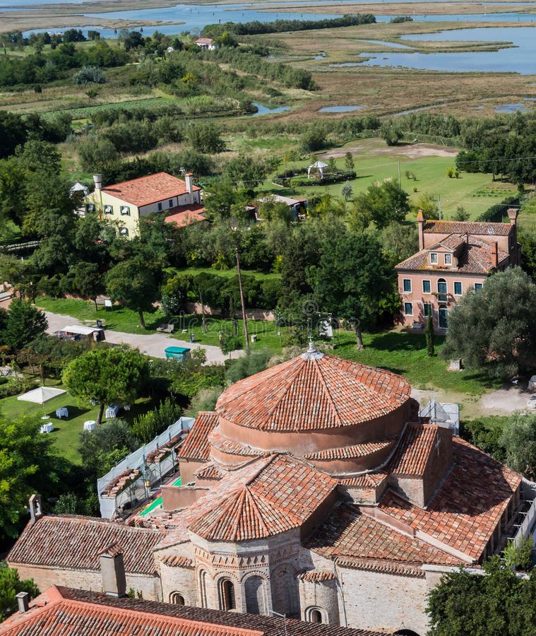 Vista Dal Campanile Di Torcello Fotografia Stock - Immagine di storia ...