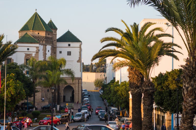 Vista De Edificios Históricos En Habous Fotografía editorial - Imagen ...