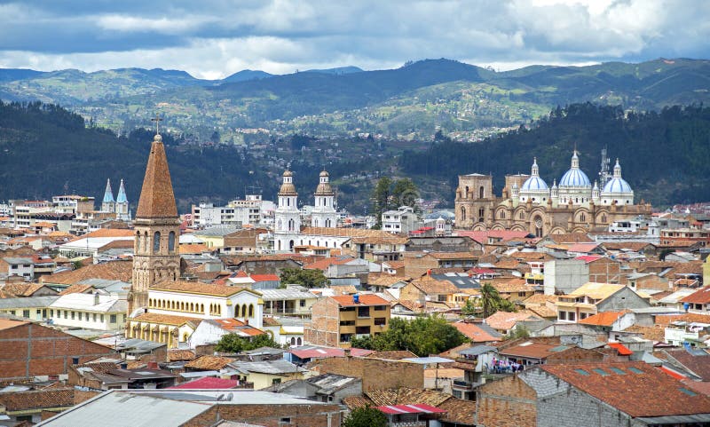 Vista De La Ciudad De Cuenca, Ecuador Foto de archivo - Imagen de ...