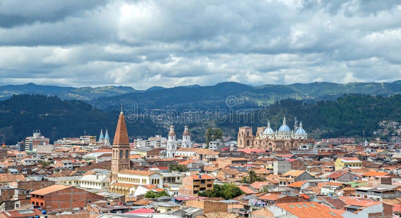 Vista De La Ciudad De Cuenca, Ecuador Foto de archivo - Imagen de ...