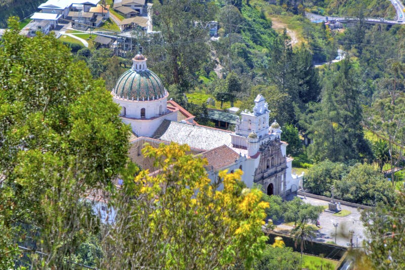 Vista De La Iglesia De Guapulo Foto de archivo - Imagen de quito ...
