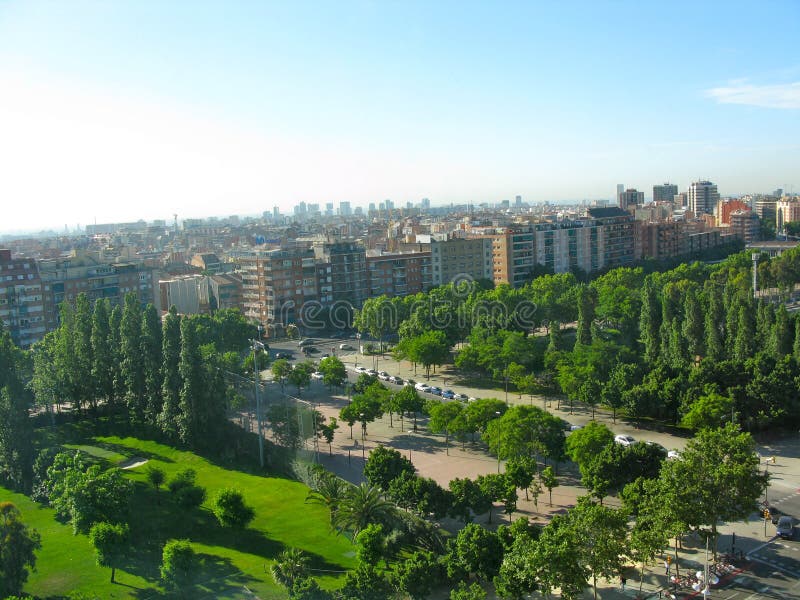 Vista De Nou Barris, Barcelona Foto de archivo - Imagen de ...