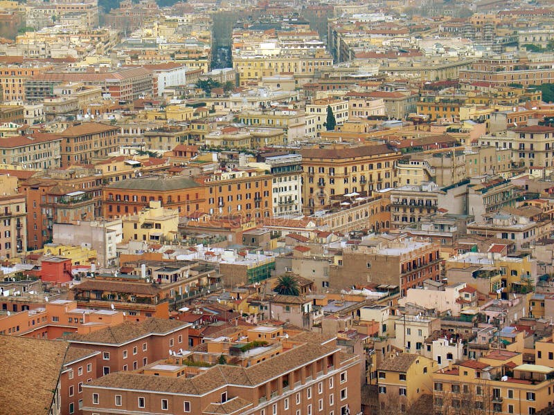Vista de Roma foto de archivo. Imagen de amplio, herencia - 1617412