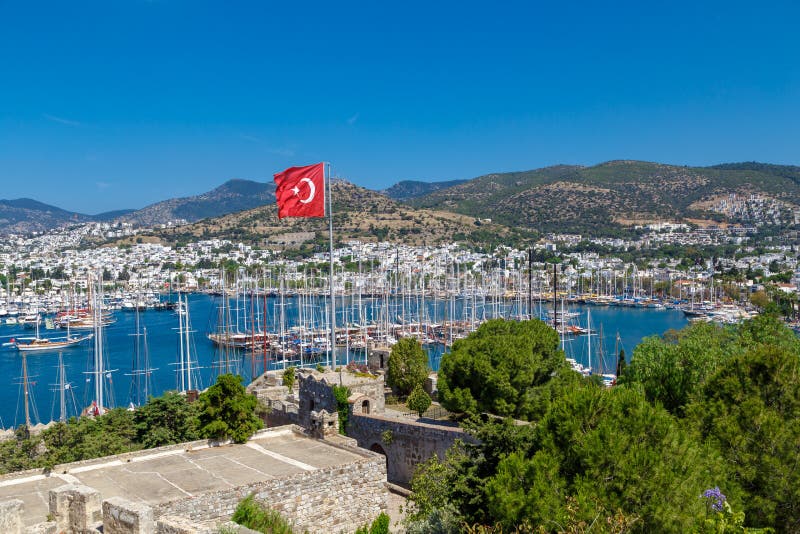 Vista Del Castello Di Bodrum Fotografia Editoriale - Immagine di ...