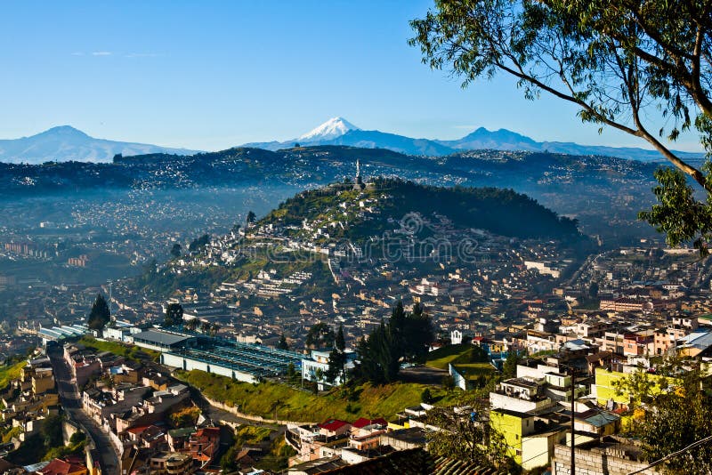 Vista del EL Panecillo imagen de archivo. Imagen de recorrido - 82926637