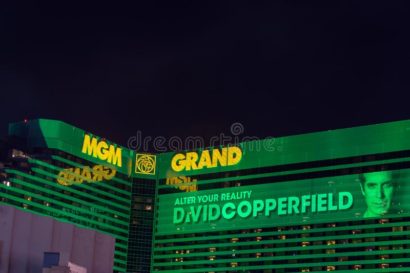 Vista del Mgm Grand imagen de archivo editorial. Imagen de moderno ...