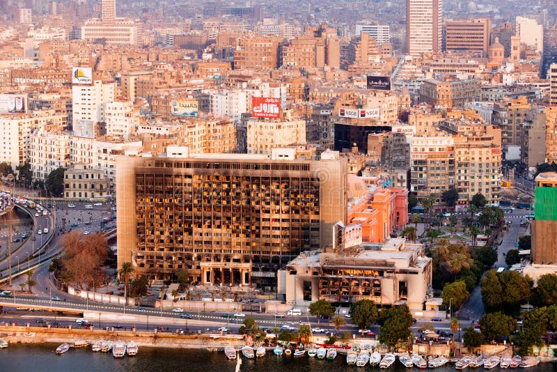 Vista Della Città Di Cairo, Egitto Fotografia Editoriale - Immagine di ...
