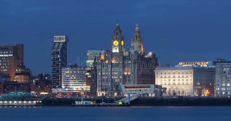 Vista Della Città Di Liverpool Immagine Stock - Immagine di città ...