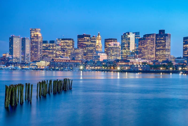 Vista Di Boston Del Centro, U.S.A. Fotografia Stock - Immagine di ...
