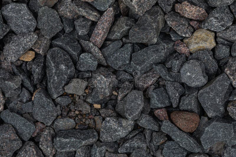 Vista Elevada De Grava Gris En El Patio Imagen de archivo - Imagen de ...