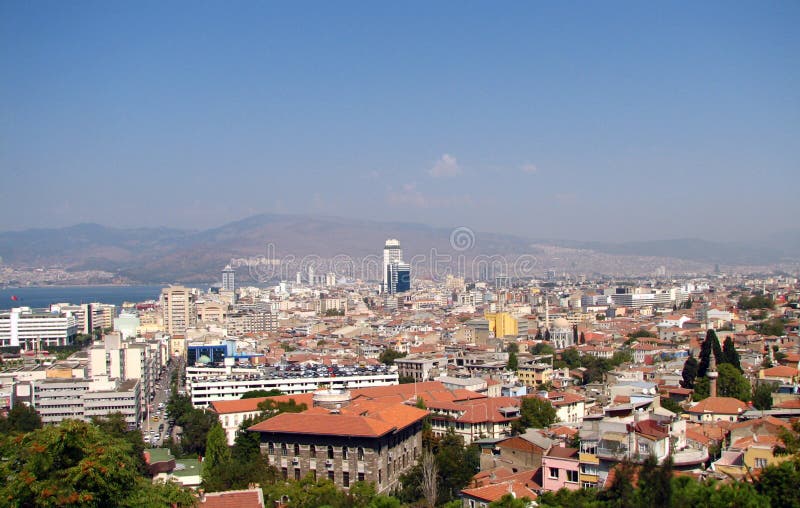 Vista Panoramica Di Lungomare Di Smirne, Turchia Fotografia Stock ...