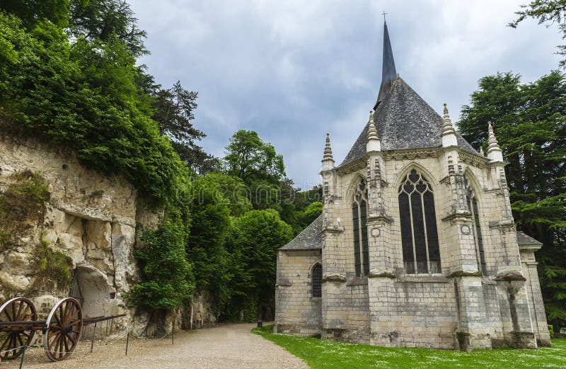 Vista Sulla Cappella Del Castello Di Usse Fotografia Editoriale ...
