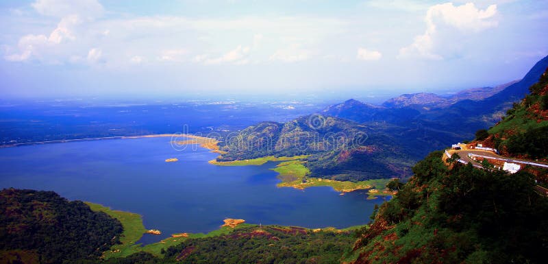 VISTA SUPERIOR DEL DAM DE ALIYAR Imagen de archivo editorial - Imagen ...
