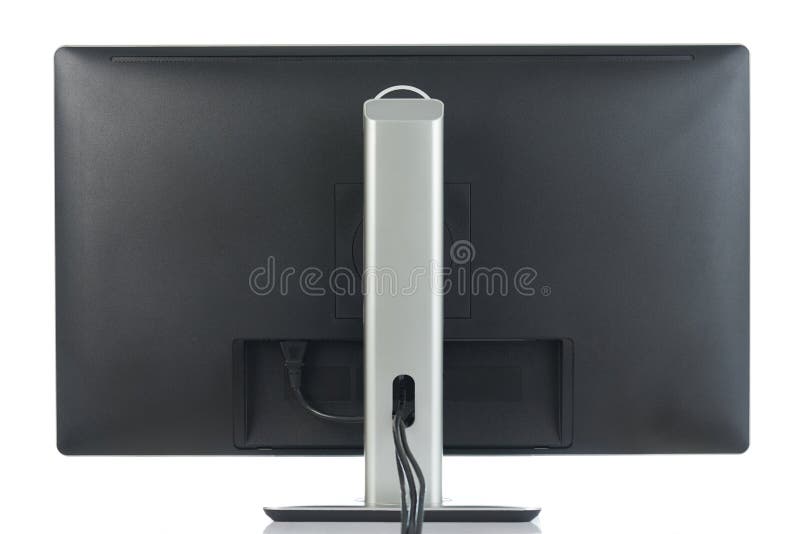 Vista Trasera De La Pantalla De La PC Foto de archivo - Imagen de ...