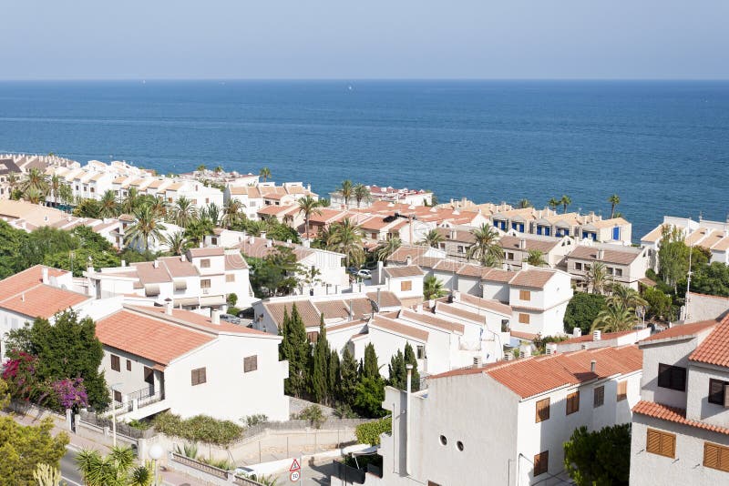 Vistas De La Ciudad De Santa Pola. Imagen de archivo - Imagen de ...
