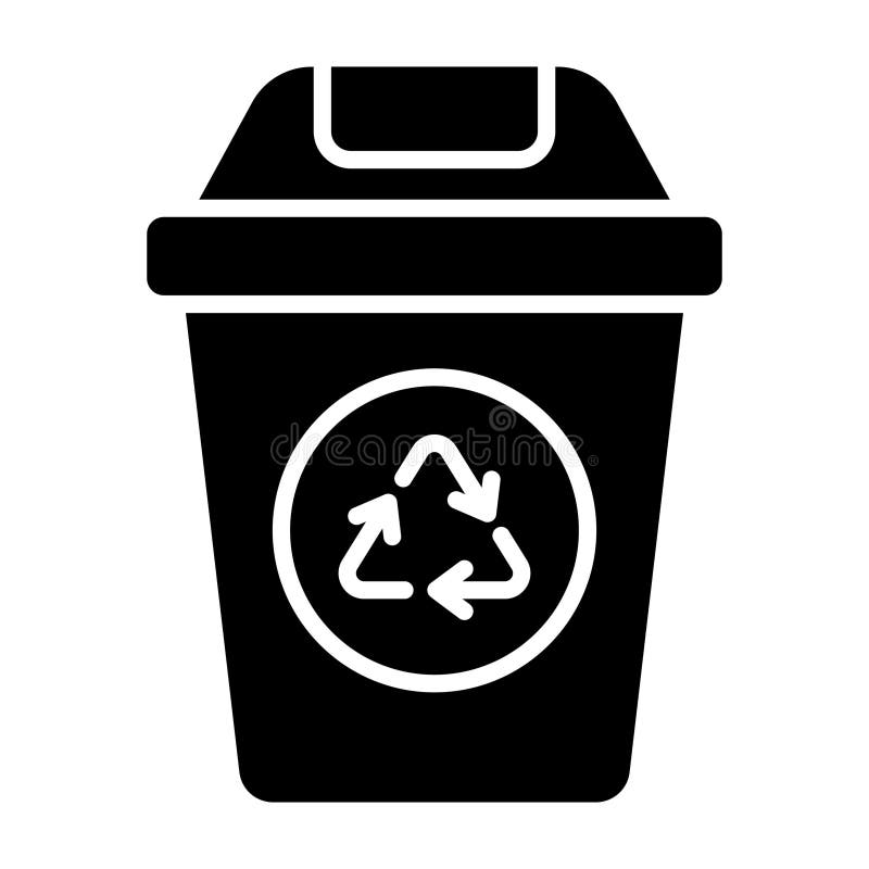 He Visto Este Increíble Vector De Reciclaje Basurero Bin Icono Del ...