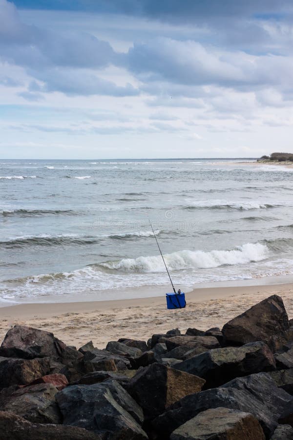 Vistuig op het Strand stock foto. Image of zand, doos - 63096692