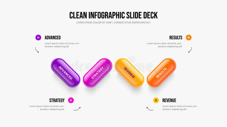 Visual Analysis 4 Element Diagram Frame Template Stock Vector ...