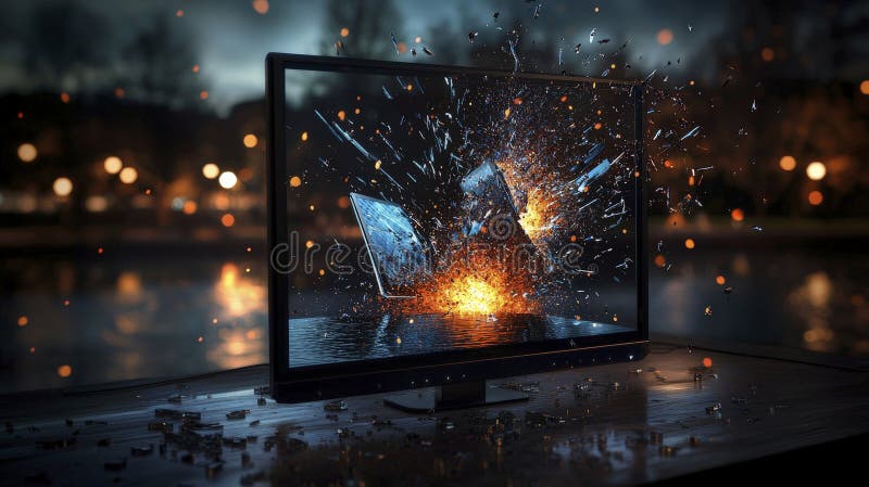 Explosion Stunning Urban Exploration Photography Stock Illustrations ...