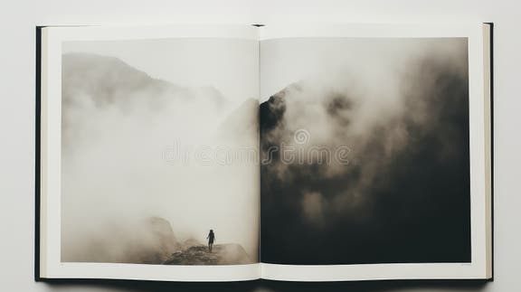 Visual book title page stock illustration. Illustration of unique ...