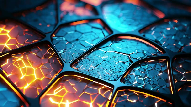 Visual Chaos: a Vibrant, Intricate Video Background with Surreal ...