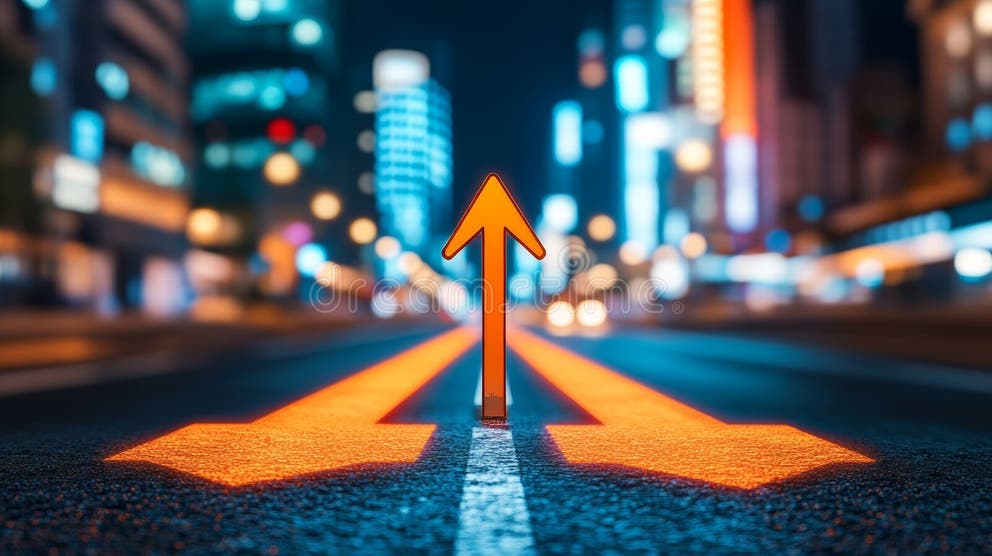 A Visual Comparison of Ascending and Descending Trends, Shown Side by ...