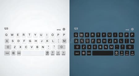 Qwerty Keyboard Layout Stock Illustrations – 1,428 Qwerty Keyboard ...