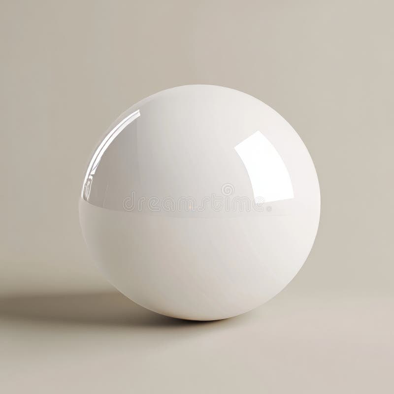 The Visual Composition Object in Question is a Smooth White Sphere ...
