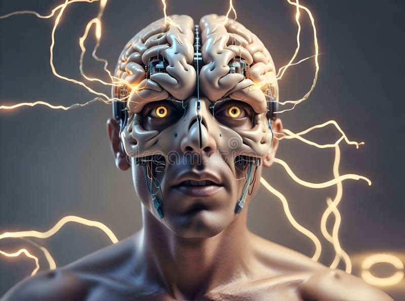 Visual Concept of Artificial Intelligence. Ai As Robot. Machine ...