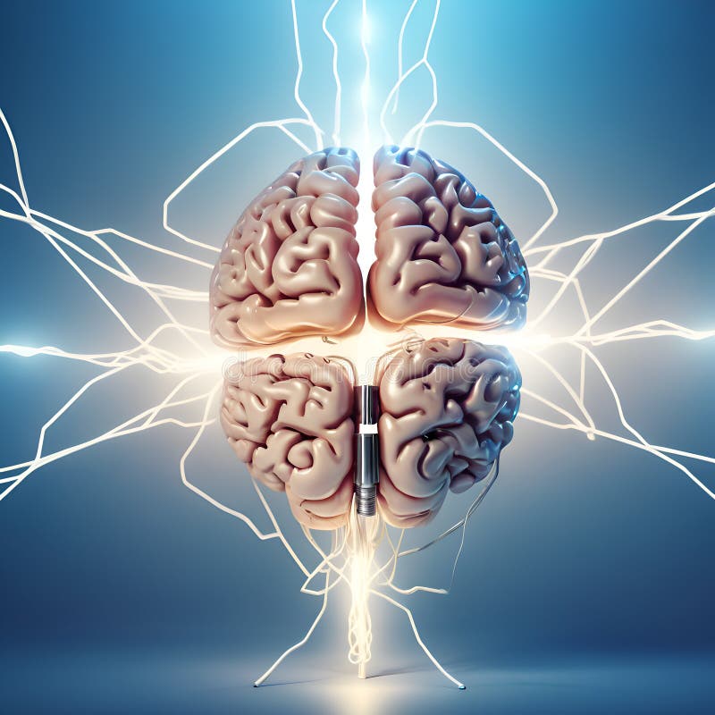 Visual Concept of Artificial Intelligence, Ai Digital Brains Against ...