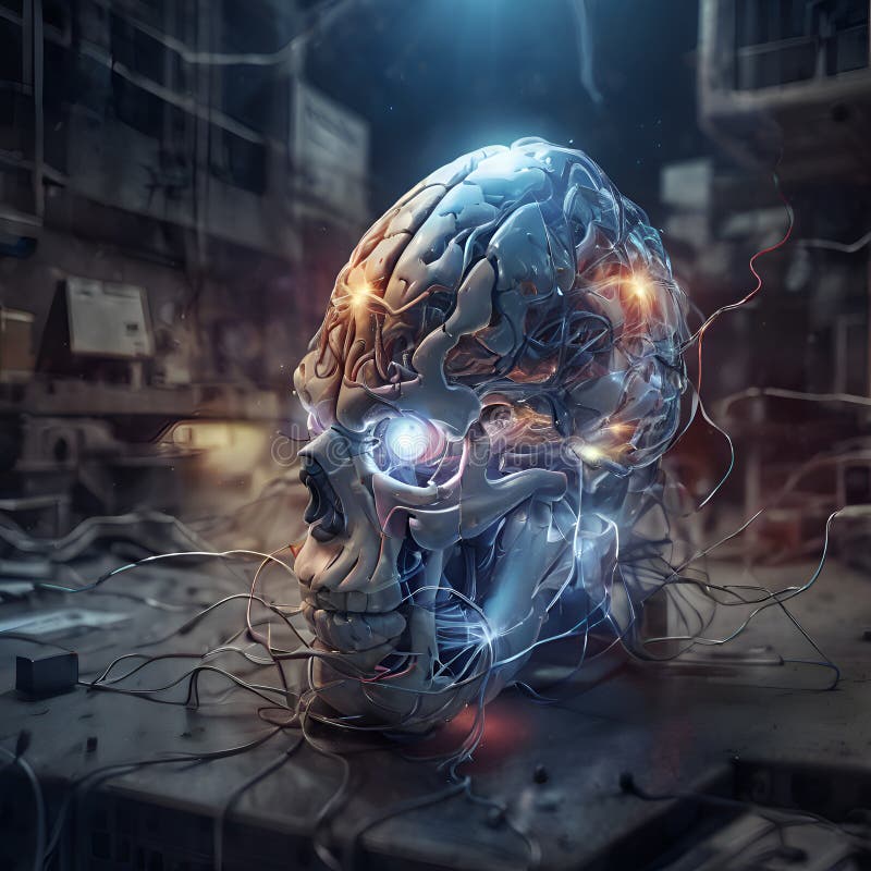 Visual Concept of Artificial Intelligence. Ai As Robot. Machine ...