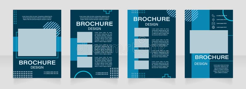 Visual Content Creation Software Classes Blank Brochure Layout Design ...
