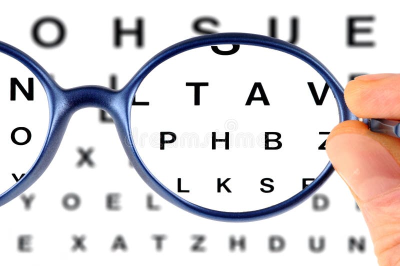 Visual correction concept stock image. Image of optic - 141534071