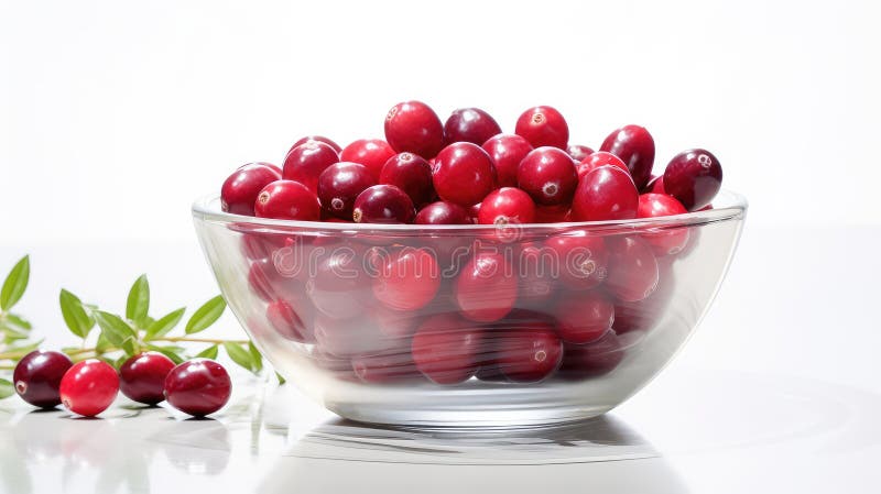 Visual Cranberries on White Stock Illustration - Illustration of ...