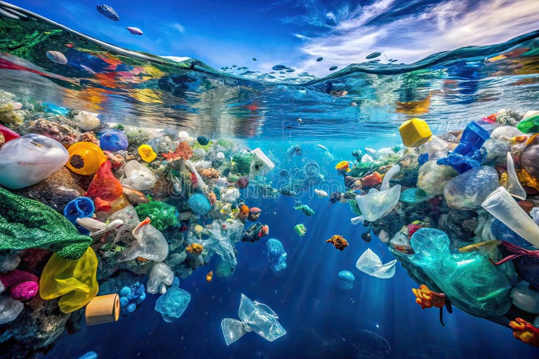 A Visual Cry for the Ocean Underwater Plastic Pollution Reveals the ...