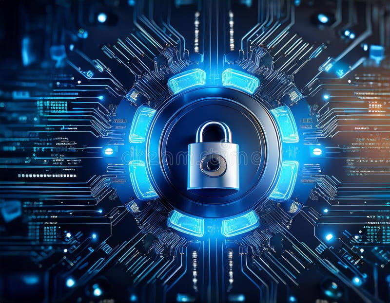 Visual of Cyber Security Services and Solutions Stock Illustration ...